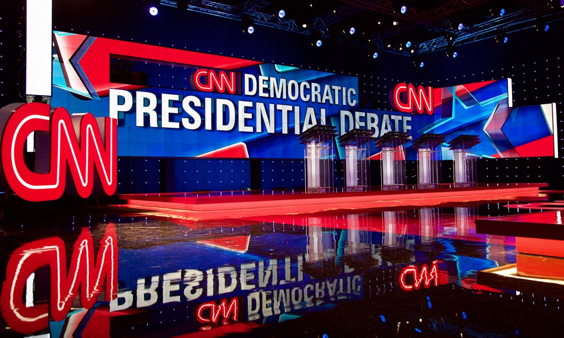 Cnn Las Vegas Democratic Debate Clickspring Design